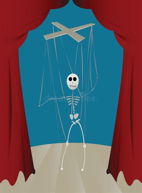 Puppet On String Manipulation Under Control Stock Illustration Illustration Of Dictator