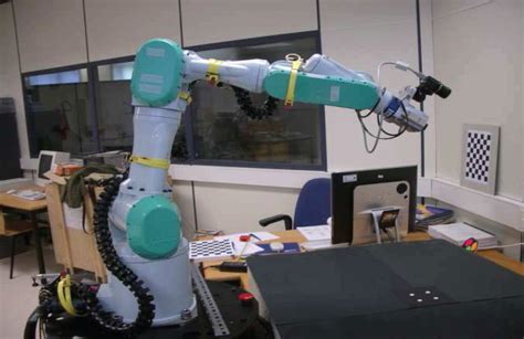 Particle Filter Based Pose Estimation From Controlled Motion With Application To Visual Servoing