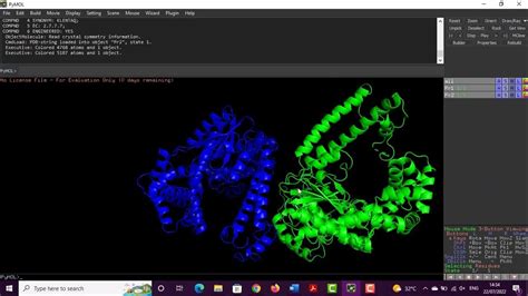 pymol software how to superimpose molecular structures youtube