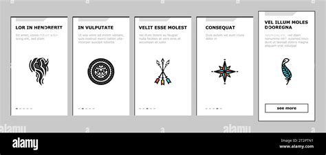 Tattoo Art Rose Vintage Style Onboarding Icons Set Vector Stock Vector Image And Art Alamy