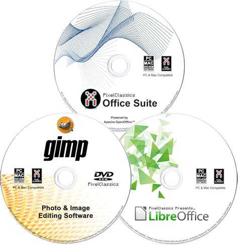 Office Suite And Libreoffice 2025 On Cd Disc Compatible With Microsoft