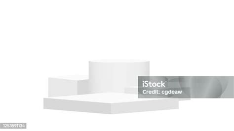 무대 받침대 상 3d 화이트 그레이 우승 챔피언 포지션을 위한 포디움 스테이지 쇼 화장품 제품 디스플레이 쇼를 위한 받침대 타원 박스 원 스탠드 모던 제품 장소 및