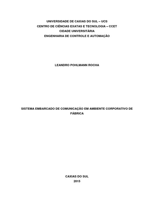 Protocolo Modbus Pdf Rede De Computadores Scada