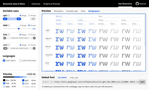 design for advanced gf api config · issue 33 · arrowtype recursive minisite · github