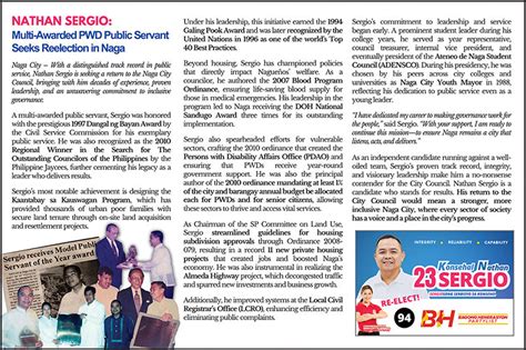 Nathan Sergio Multi Awarded Pwd Public Servant