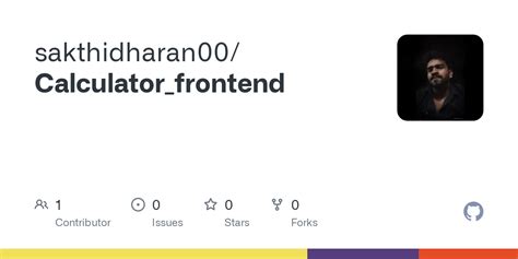 Github Sakthidharan00calculatorfrontend