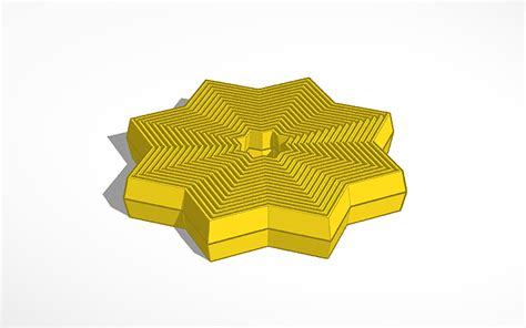 3d Design Fidget Star Tinkercad