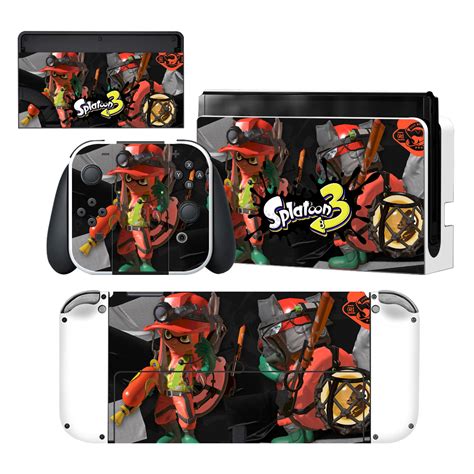 Splatoon Iii Veronika Skin Sticker For Nintendo Switch Oled