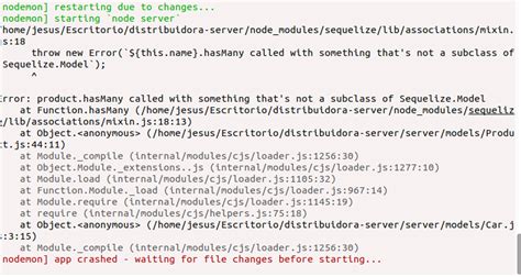 Node Js Why The Associations Do Not Work In Sequelize Stack Overflow