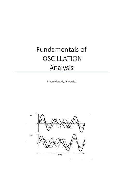 PDF Fundamentals Of OSCILLATION Analysis