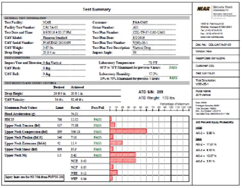 Example Niar Test Summary For An Individual Test Download Scientific