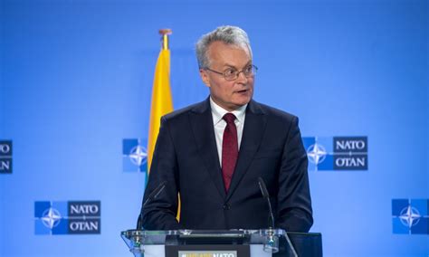 Gitanas Nauseda Amfitrionul Summitului Nato De La Vilnius Le Cere