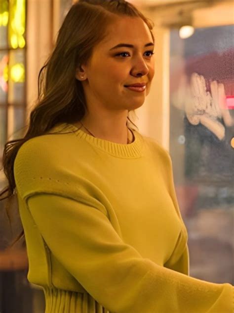 Dakota Guppy Murder In A Small Town 2024 Yellow Sweater
