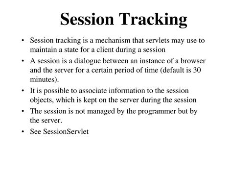 Ppt Session Tracking Powerpoint Presentation Free Download Id5145409