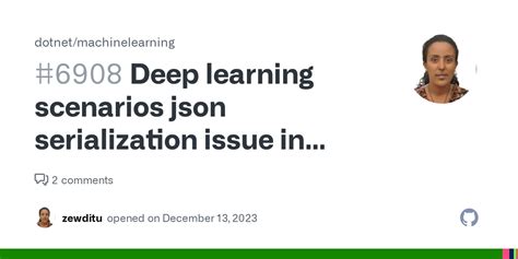 Deep Learning Scenarios Json Serialization Issue In Webapp Issue