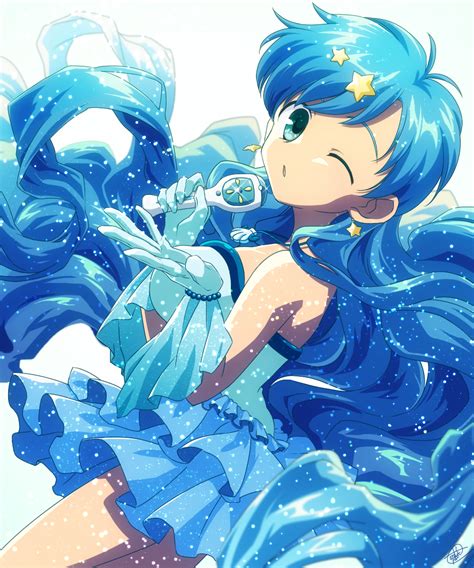 Fujihana Mugenpixel Houshou Hanon Mermaid Melody Pichi Pichi Pitch Highres 1girl Bare