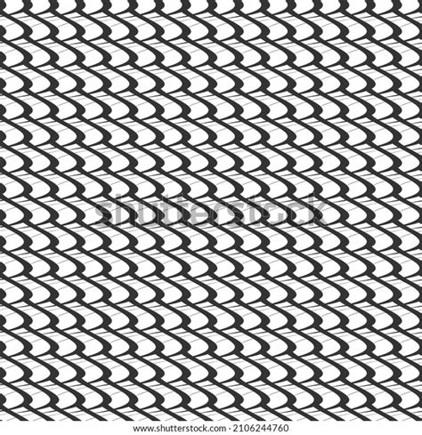 Black White Monochrome Seamlessly Repeatable Geometric Stock Vector
