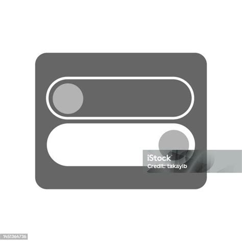 켜기 및 끄기 전환 아이콘을 토글합니다 전환 토글 버튼 On Off 소재 디자인 전환 버튼이 설정 되어 있습니다 Ui 아이콘을 열고 닫습니다 0명에 대한 스톡 벡터 아트 및