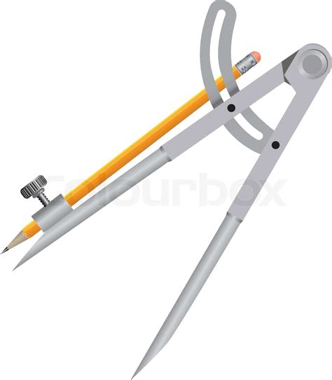 Drawing Compasses Stock Vector Colourbox