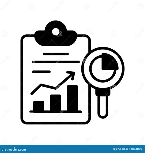 Business Data Report Vector Design In Trendy Style Business Analytics Icon Stock Vector