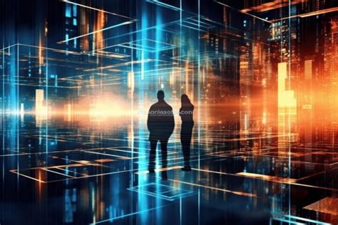 Premium AI Image Global Business Internet Network Connection Iot