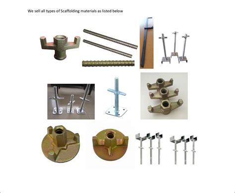 Scaffolding Materials