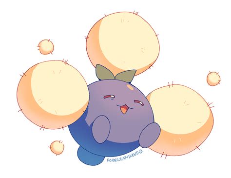 Jumpluff Pokemon Drawn By Fourleafisland Danbooru