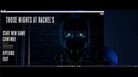 Those Nights At Rachels Part 2 Night 3 Youtube