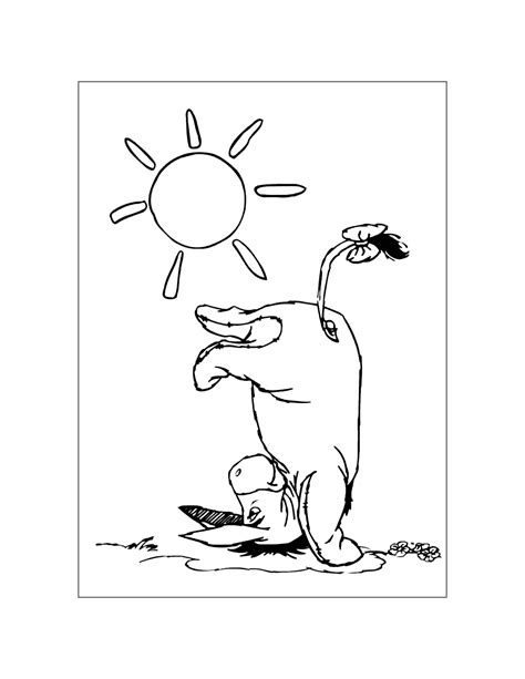 Eeyore Coloring Pages Printable Coloring Pages Free