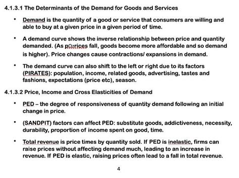 Aqa A Level Economics Notes Teaching Resources