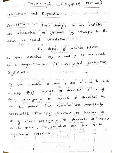 Correlation Regression And Rank Correlation Pdf