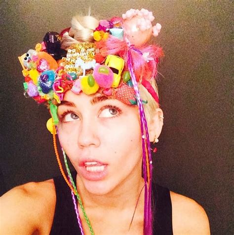 Miley Cyruss Art In V Magazine September 2014 Popsugar Celebrity