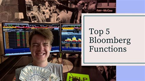 Top 5 Bloomberg Terminal Functions Interesting Youtube