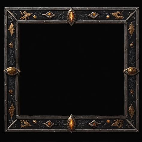 Medieval Gui Frame Premium Ai Generated Image