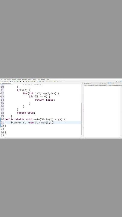 Check Prime Number Shorts Coding Javalanguage Placement Interview Youtube