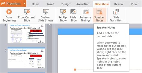 Print Speaker Notes In PPT Presentation