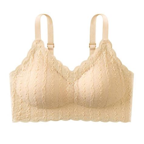 Virmaxy Womens Wireless Bras With Support And Lift Wireless Large Size