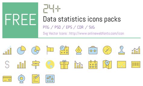 24 Data Statistics Icons Packs Free Downloads OnlineWebFonts COM
