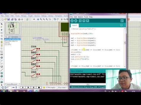 Simulasi Timer Count Down ARDUINO Proteus