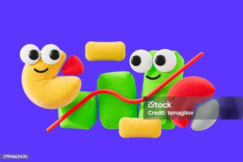 파이 차트 및 그래프 요소의 장난기 넘치는 3d 렌더링 와 웃는 얼굴 와 생생한 파란색 배경 3d 렌더링 3차원 형태에 대한 스톡 사진 및 기타 이미지 Istock