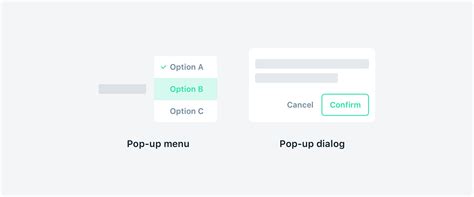Pop Up Popover Or Popper — A Quick Look Into Ui Terms By Shan Shen Ux Collective