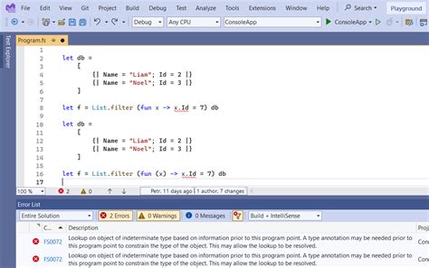 AddTypeAnnotationToObjectOfIndetermianteType Code Fix Adds Wrong