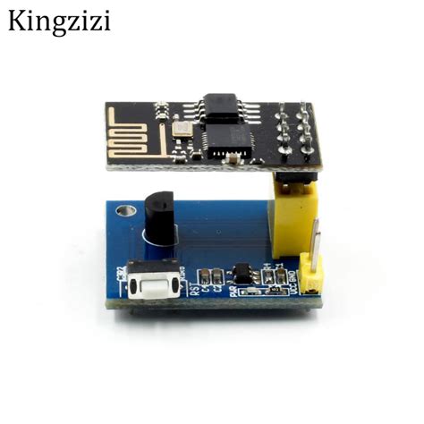 บอร์ดโมดูลเซนเซอร์อุณหภูมิไร้สาย Esp 01esp 01s Esp8266 Ds18b20 Nodemcu