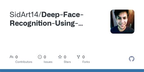 Github Sidart14deep Face Recognition Using Inception Model Keras
