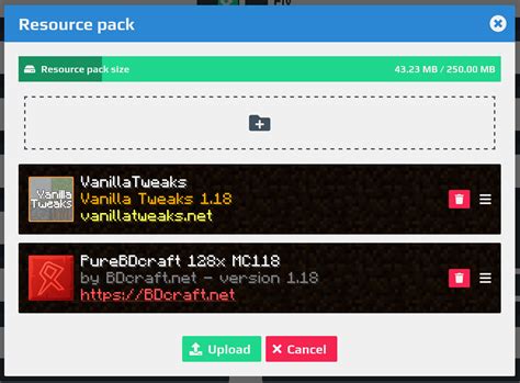 Adding A Custom Resource Pack To Your Server Minecraft Java Edition Aternos