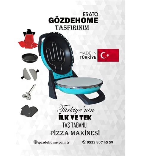Gözdehome Erato Taşfırınım Doğal Taş Tabanlı Pizza Makinesi Taş Fırın