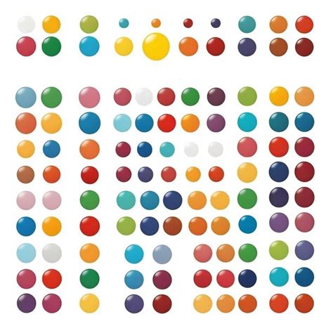 A Large Collection Of Multicolored Buttons Premium Ai Generated Vector