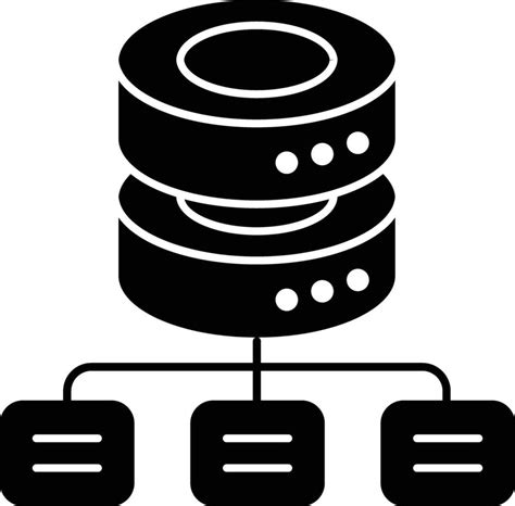 Database Network Glyph Icon Design Style 28263668 Vector Art At Vecteezy