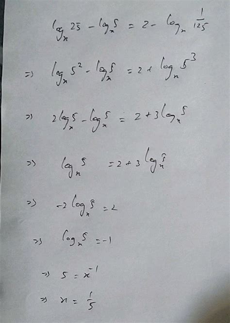 Int Begin Array C Text Given Log X 25 Log X