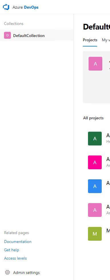Find Out Organization Server Address In Azure Devops Server Installed Locally Stack Overflow